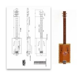 4-String Acoustic Cigar Box Guitar Plan