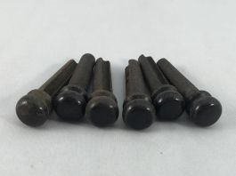 Guitar Bridge Pins - Set of 6 - Ebony