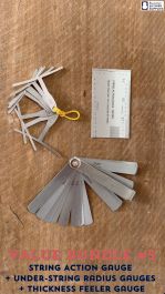 Value Bundle #5 - String Action Gauge + Under-String Radius Gauges + Thickness Feeler Gauge