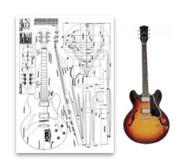 Gibson ES-335 Hollowbody Guitar Plan