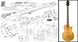 Gibson Les Paul Bass Plan