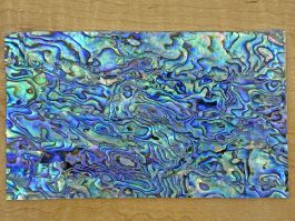 Green Abalone Inlay Blank 1.25mm - 42mm x 22mm